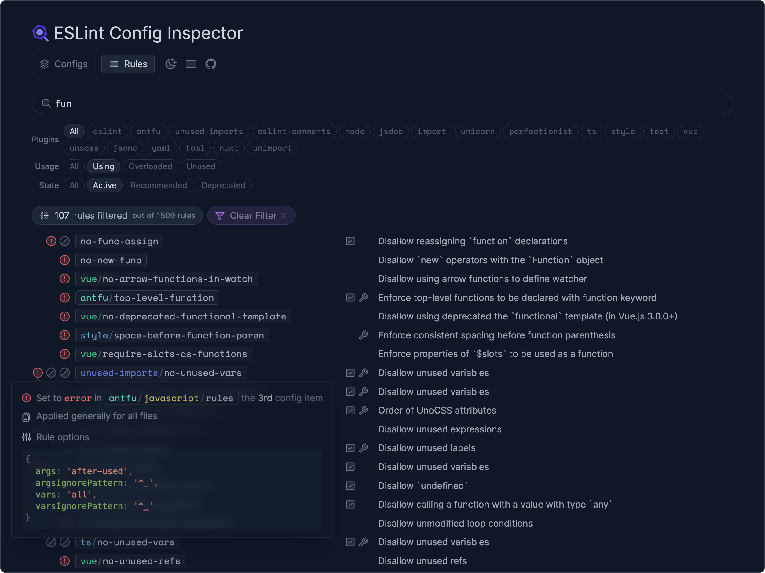 Introducing ESLint Config Inspector ESLint Pluggable JavaScript Linter